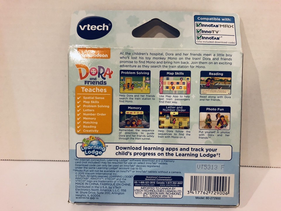 VTech Dora & Friends The Search for Mono Social Studies Ages 3-6 Years ...
