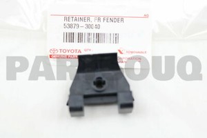 5387930040 Genuine Toyota RETAINER, FRONT FENDER LINER 53879-30040 | eBay