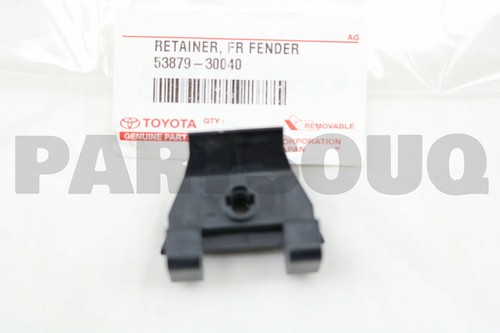 5387930040 Genuine Toyota RETAINER, FRONT FENDER LINER 53879-30040 | eBay