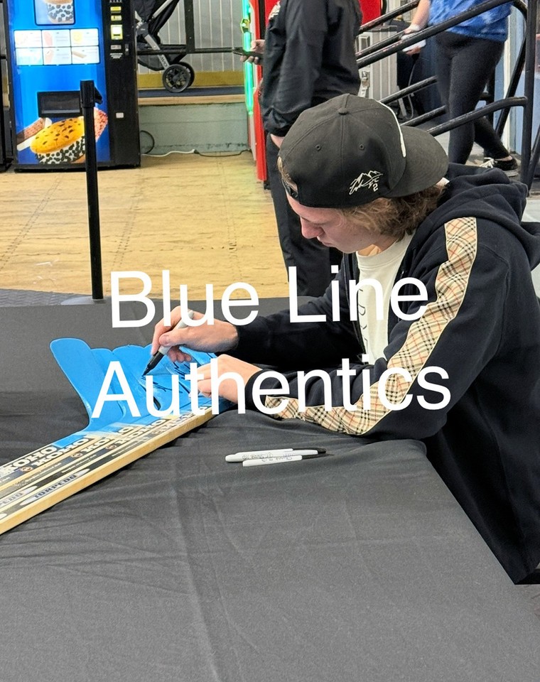 LOGAN COOLEY Utah Mammoth Hockey Club SIGNED Autographed Hockey Stick ...