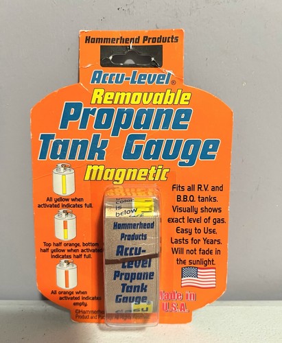 New Accu-Level Magnetic Removable Propane Tank Gauge *NEW SEALED* Made ...