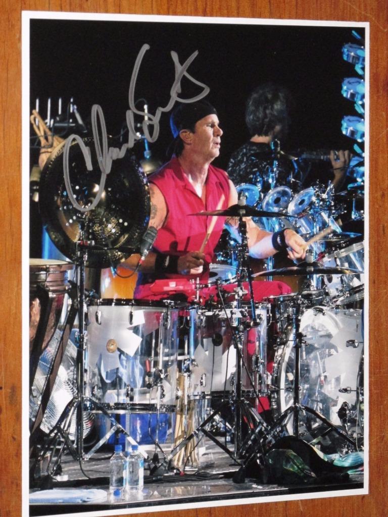 RED HOT CHILI PEPPERS - CHAD SMITH- SIGNED - 8" X 10" COLOUR PHOTO | eBay