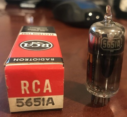 5651A RCA Voltage Ref. Glow Discharge Diode Tube - NOS - Hickok 539B ...