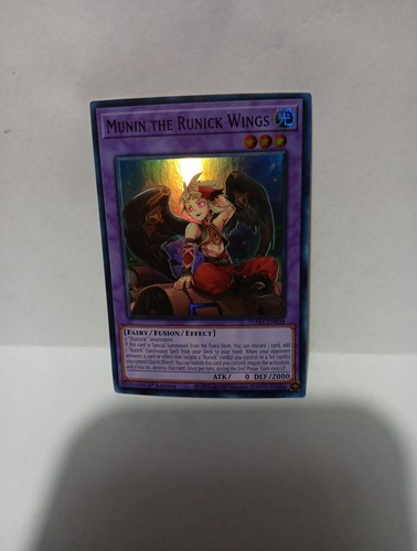 Yu-Gi-Oh! TCG Munin the Runick Wings Tactical Masters TAMA-EN038 1st ...