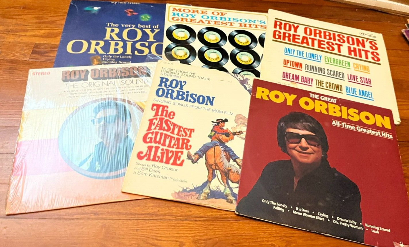 LOT of 6 Vintage ROY ORBISON LP'S Vinyl Records Albums | eBay