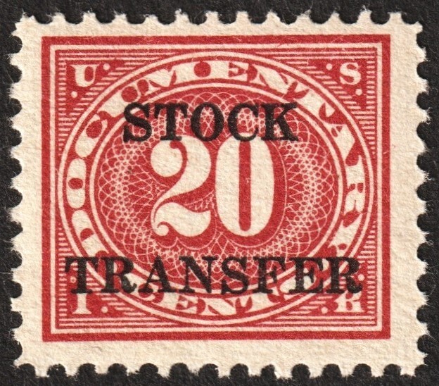 scott#RD35 US/usa stock transfer revenue stamp mint never-hinged og mnh ...