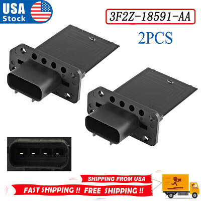 2PCS For Ford Motorcraft HVAC Blower Motor Resistor YH-1715 3F2Z-18591 ...