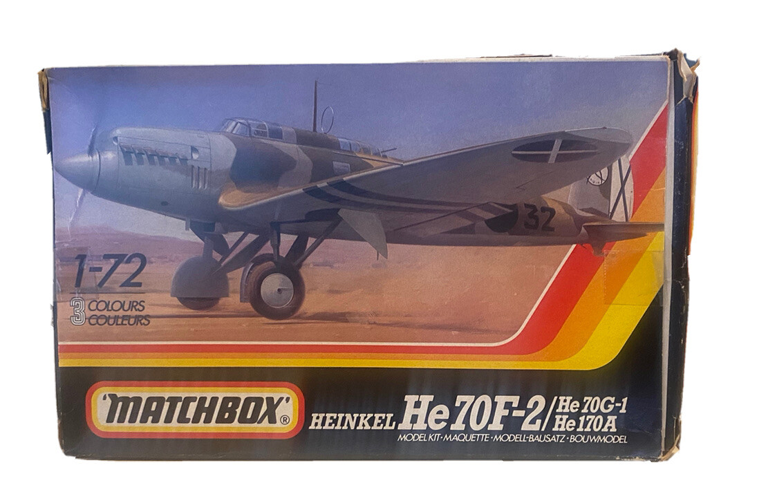 Vintage 1987 Matchbox Heinkel He70f-2 He70g-1 He 170a Factory for sale ...