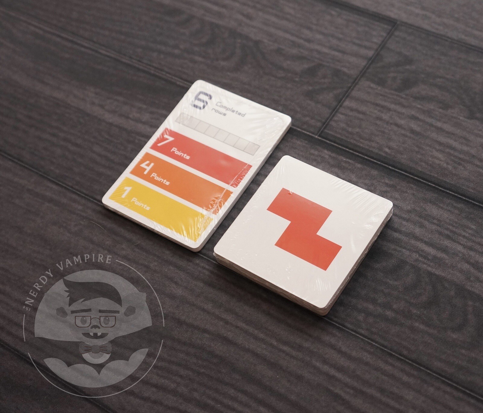 Tetris Strategy Board Game | Sealed Achievement and Tetris Cards | Game ...