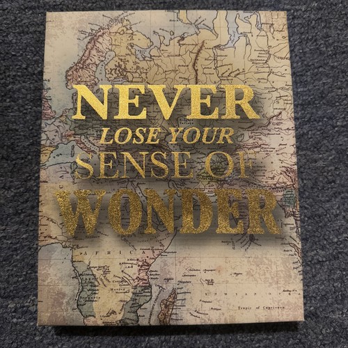 “Never Lose Your Sense of Wonder” Wall Art | eBay