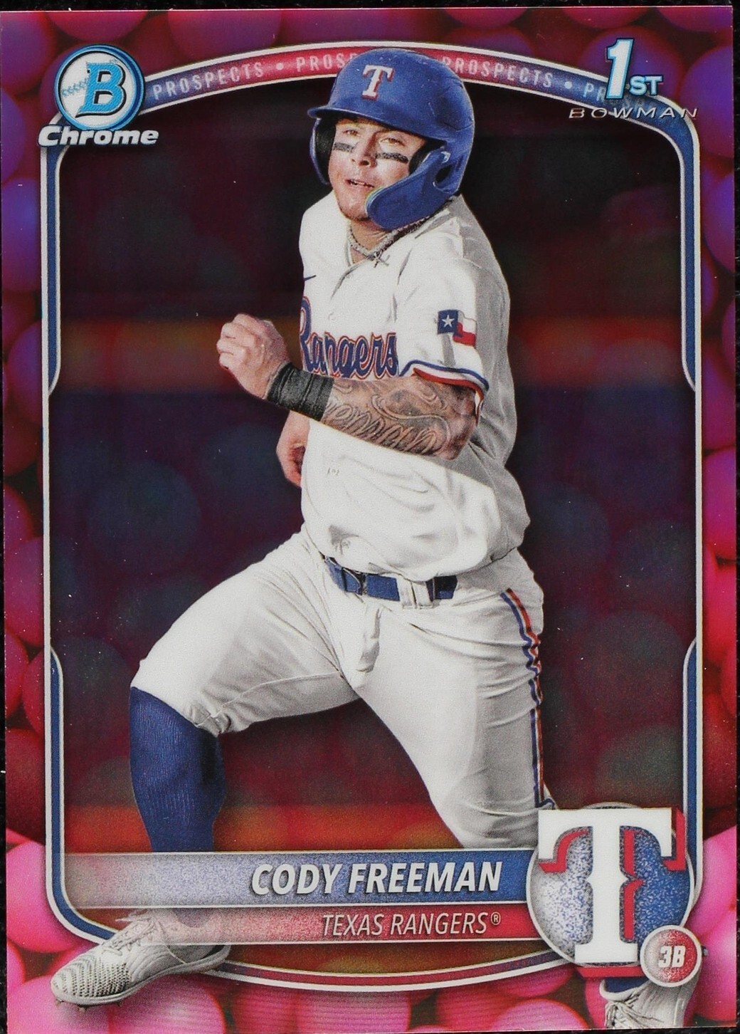 2025 Bowman - Chrome Prospects Cody Freeman #BCP-112 Gum Ball Refractor ...
