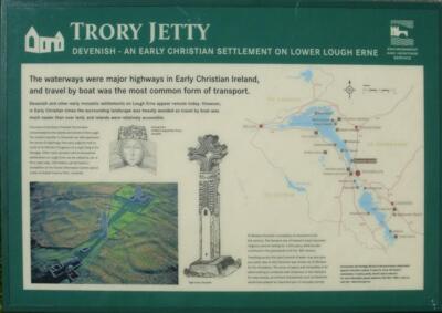 Photo 6x4 Plaque, Trory Jetty Enniskillen It is located near the ...