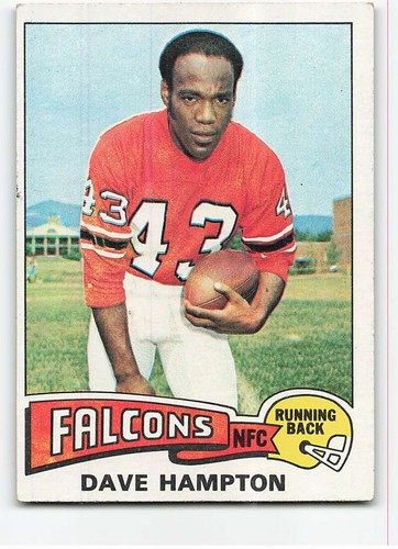 1975 Topps #76 Dave Hampton EX Excellent Falcons | eBay