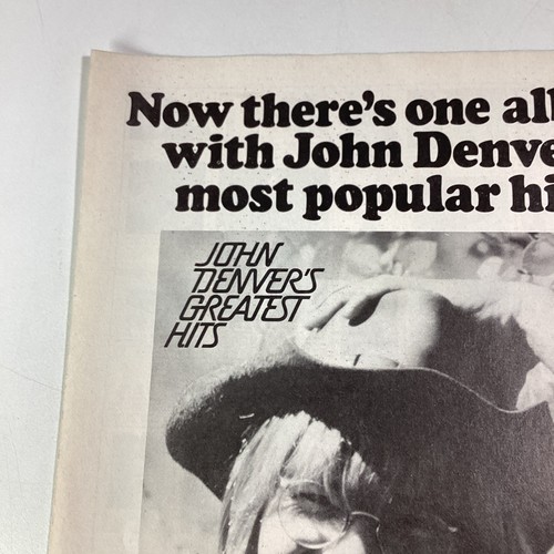 John Denver Print Ad Original Vintage 1974 Happy Smile | eBay