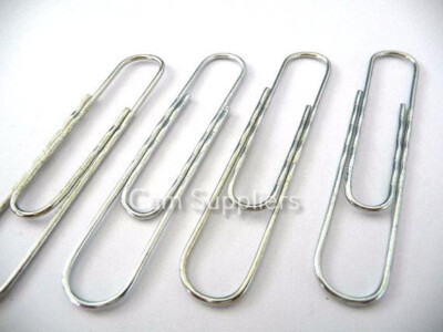 Giant Jumbo 77mm High Quality Paper Clips 1.5mm Spring Steel Wire ...