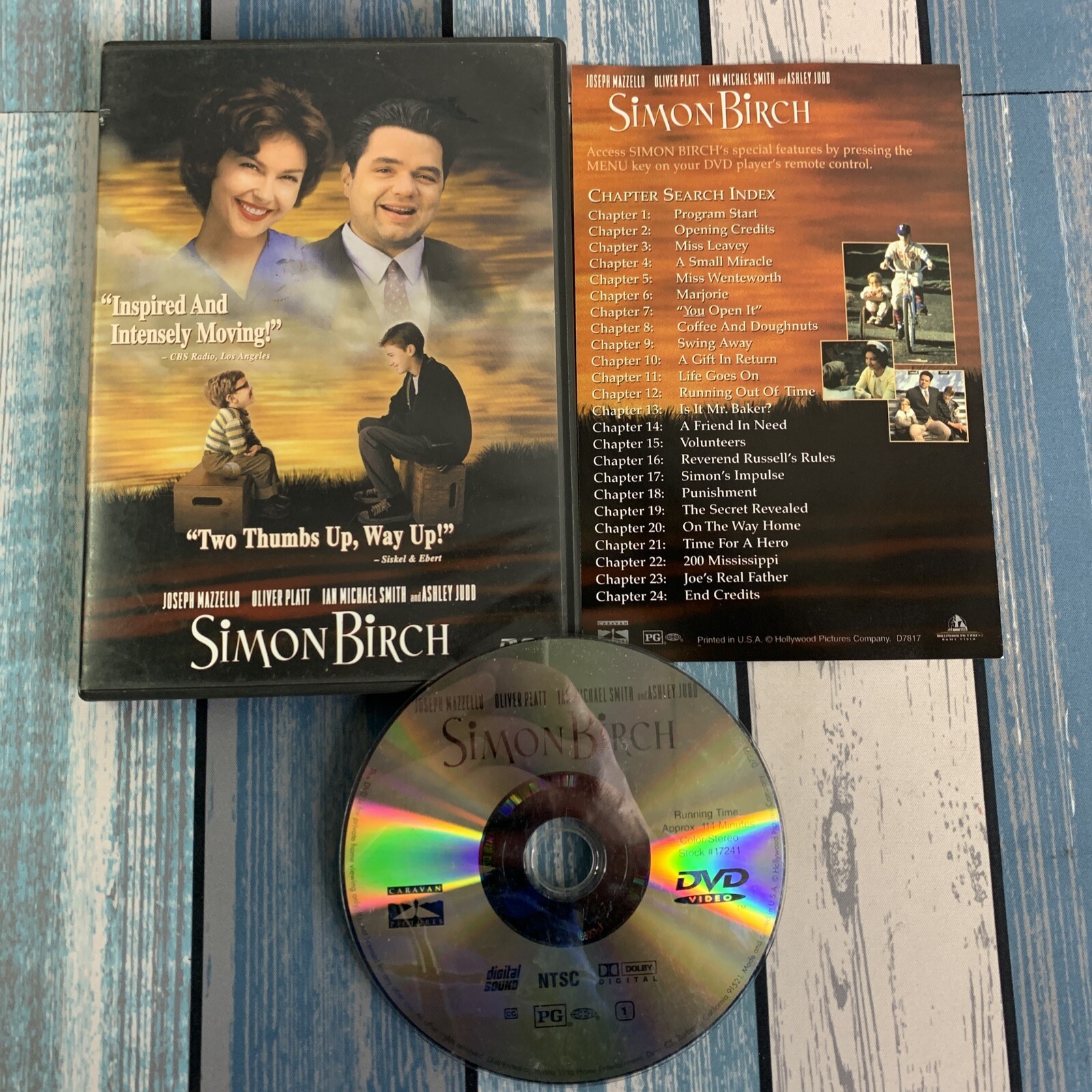 Simon Birch (DVD, 1998) Joseph Mazzello Oliver Platt Ashley Judd ...