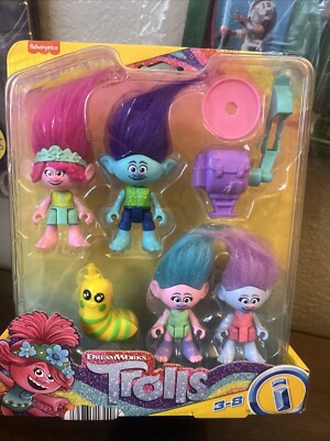 Imaginext DreamWorks Trolls Figure Multipack Playset - 7pc Toy Brand ...
