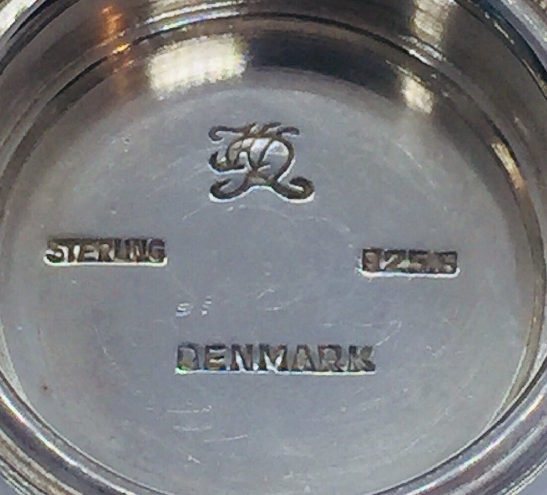 Holger Rasmussen Denmark Vintage Sterling Silver Peapod Compote Bowl | eBay