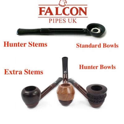 NEW Falcon Create Your Own Extra and Hunter Pipe Stems with All Bowls ...
