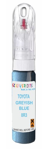 Touch Up Pen Toyota Verso Greyish Blue Code 8R3 Paint Scratch Stone ...