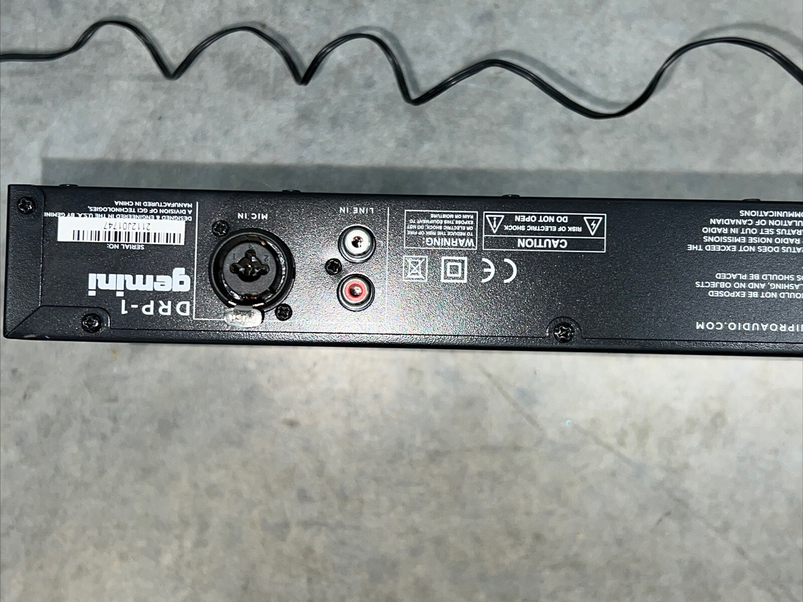 Gemini DRP-1 Digital Recorder Digital Rackmount | eBay