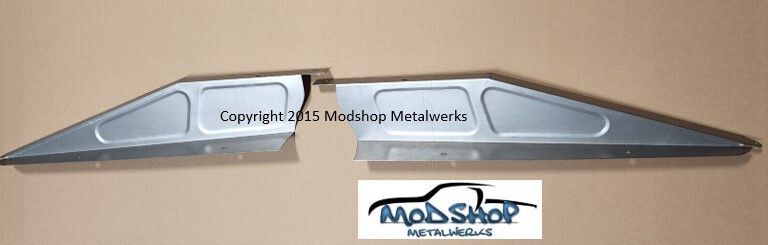 1960-66 Chevy/GMC C10 Radiator Filler Panels 2-Piece Smooth STEEL W ...