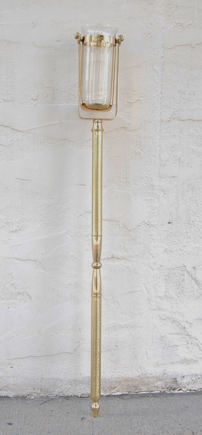 6 Processional Torches Acolytes Candlesticks TORCHES ONLY NO WOOD STAND ...