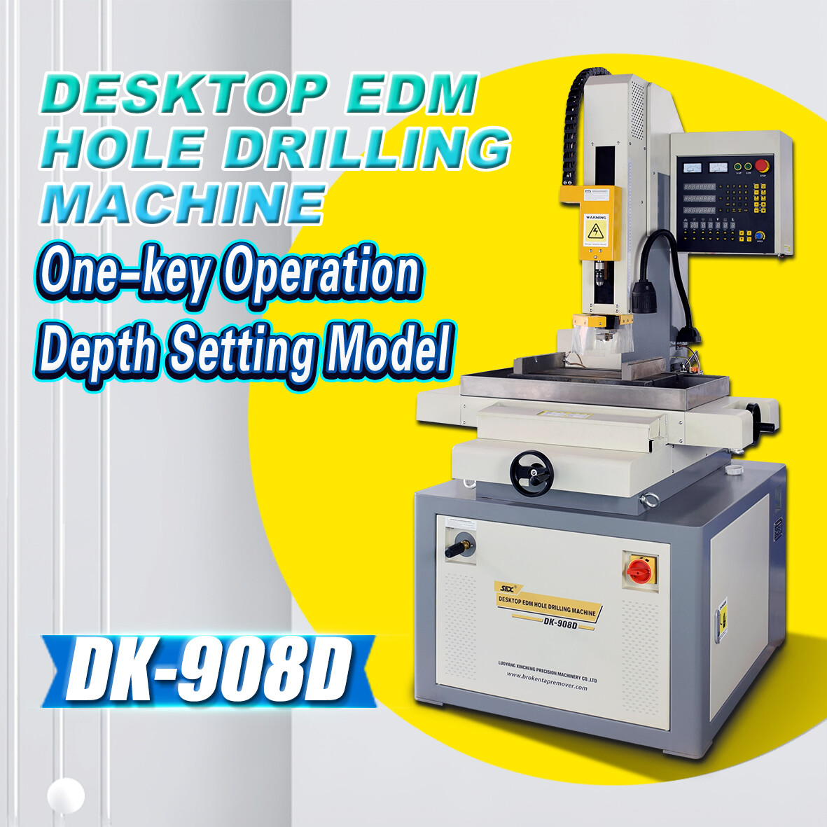 0.3-3.0mm Desktop EDM Hole Drilling Machine Depth Setting & One-Key ...
