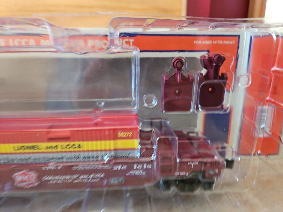Lionel 6-58272 LCCA 2016 MKT Maxi-Stack Car w Lionel Container O Club ...