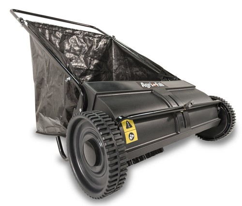 Agri-Fab 45-0218 " 26" Push Behind Lawn Sweeper, 7 cu. ft Hopper Bag ...