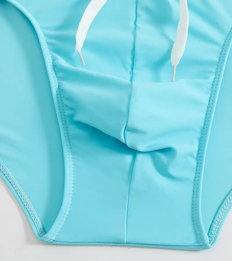 Sky Blue Men's Swim Bikini Briefs w/ Contoured Pouch. Size X-Large 36 ...
