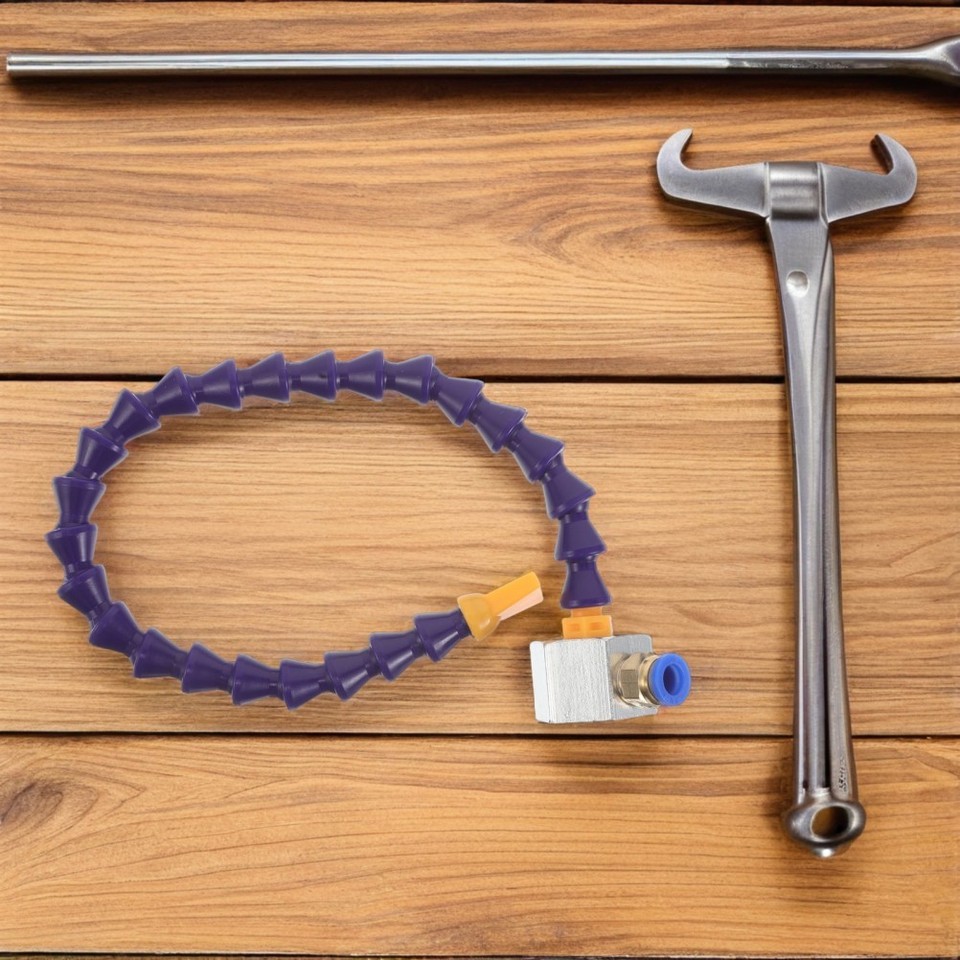 Machine Tool Cooling Nozzle Adjustable Magnetic Base Coolant Hose ...