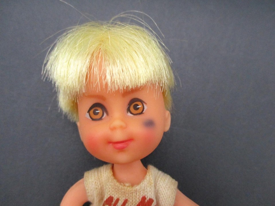 1966 Mattel HOWARD BIFF BOODLE Liddle Kiddle Doll #3502 with wagon ...