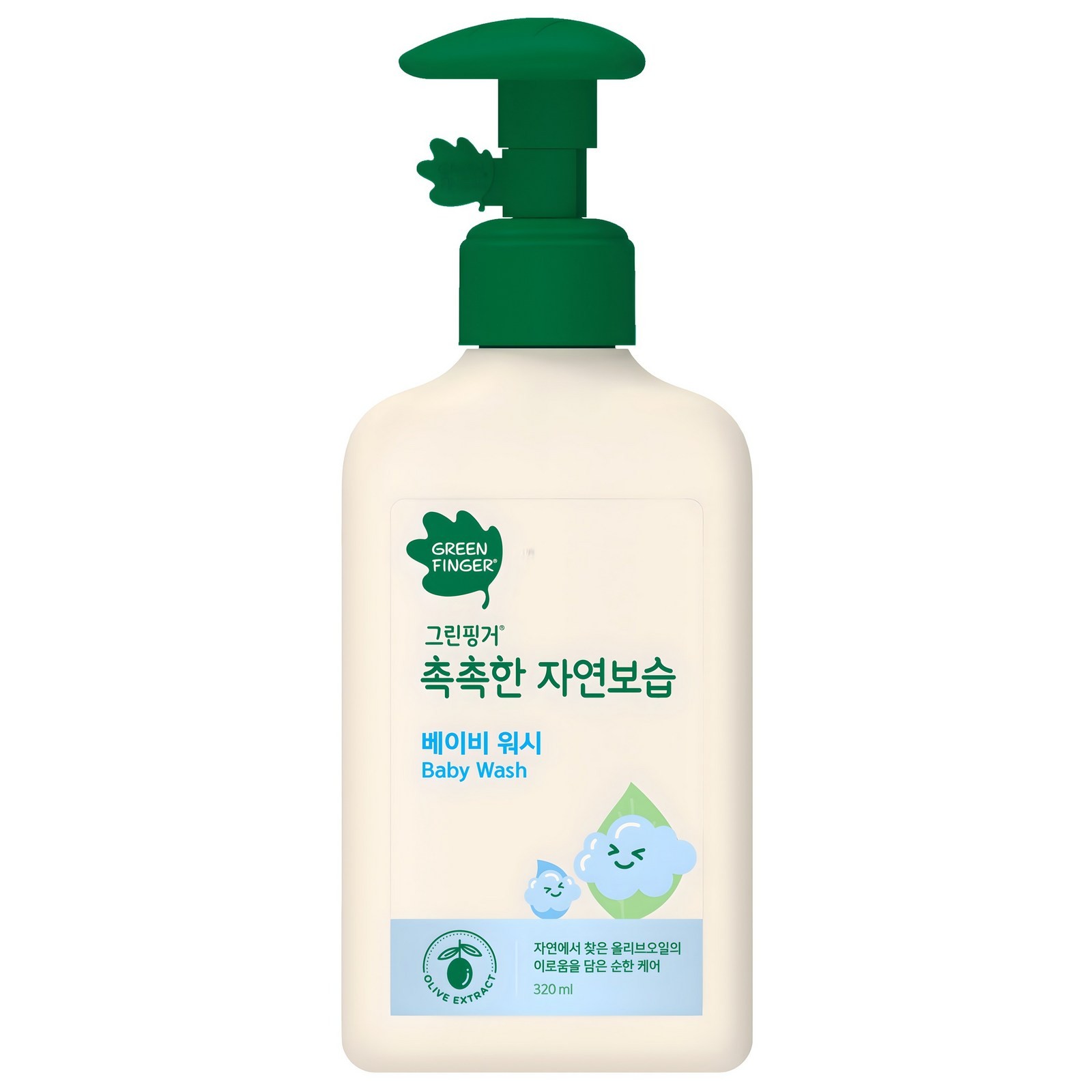 Green Finger Moist Natural Moisturizing Baby Wash, 320ml, 1 unit ...