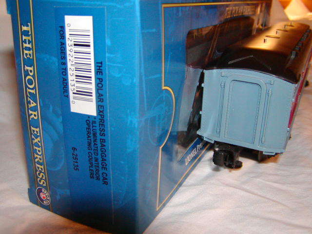 Lionel 6-25135 Polar Express Baggage Car O27 MIB Illuminated Interior ...