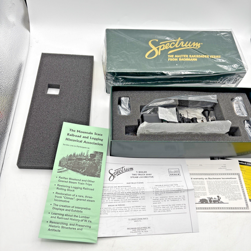 Bachmann Spectrum 25699 - On30 Two Truck Shay Locomotive Unlettered | eBay