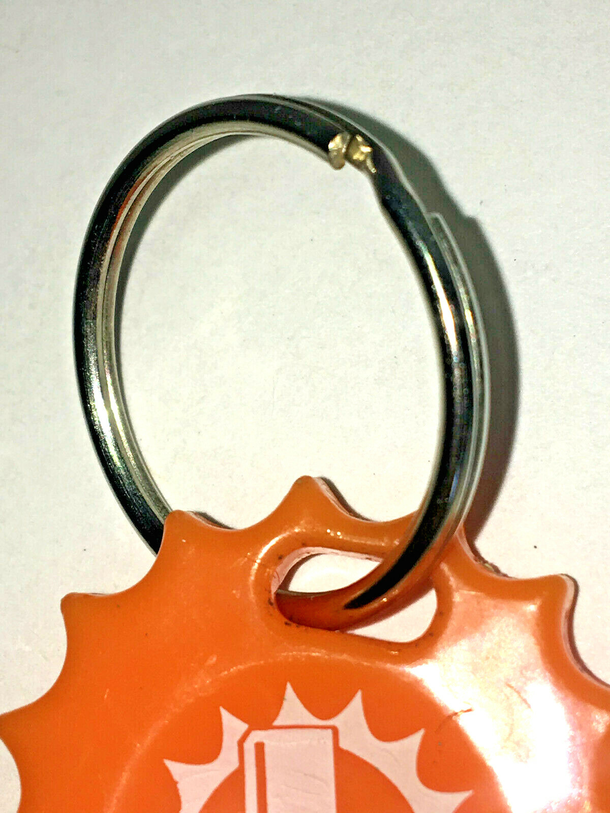CALIFORNIA LOTTERY SCRATCHERS Lotto Sun Logo KEYCHAIN Orange LUCKY ...