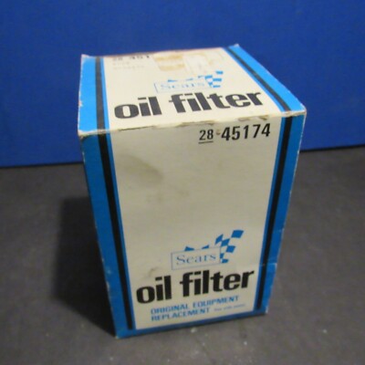 NOS Sears Oil Filter 28 45174 Made in USA | eBay