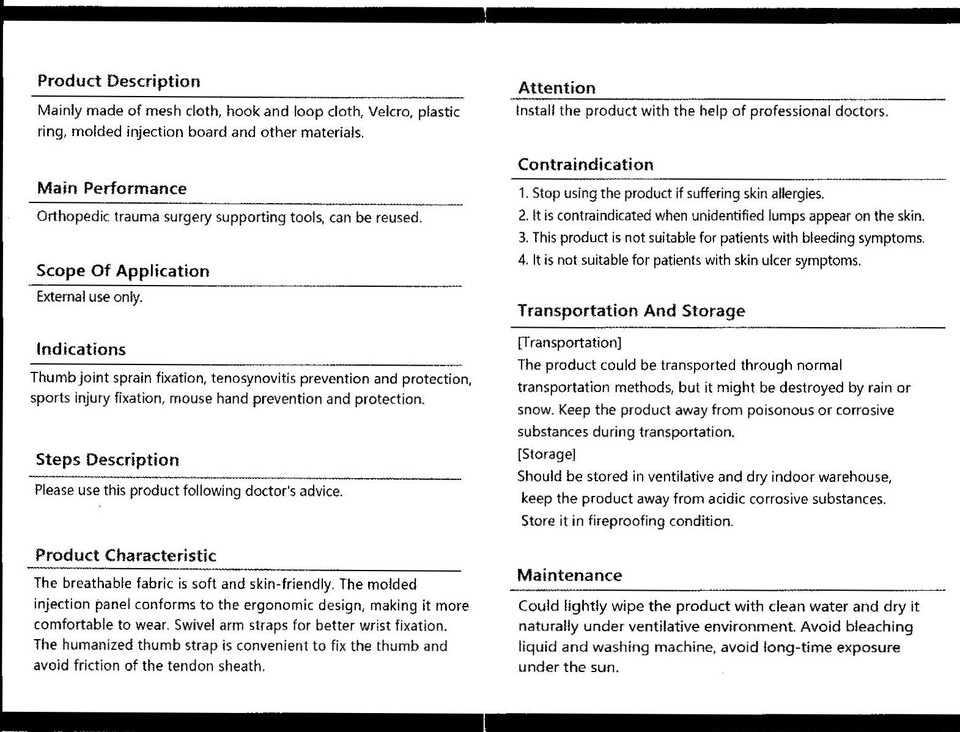 Universal Soft Thumb Wrist Brace Long COMBO for CMC MCP Pain Relief ...