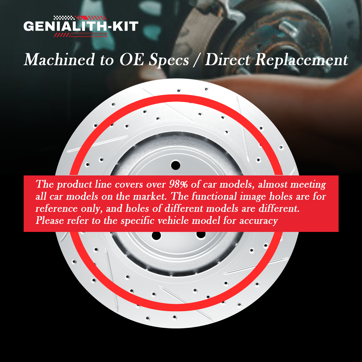 Rear Disc Brake Rotors Pads Kit for Toyota Highlander Sienna Lexus ...