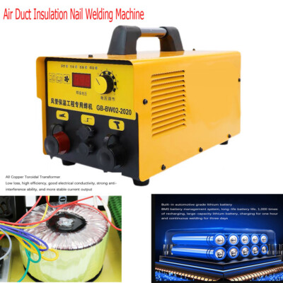 Air duct insulation nail welding machine Capacitor energy storage stud ...