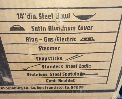 Wok Set Atlas Metal Spinning Ca. | eBay