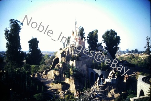 1959 Fantasyland Cinderella Castle Blurry Disneyland Kodachrome 35mm ...