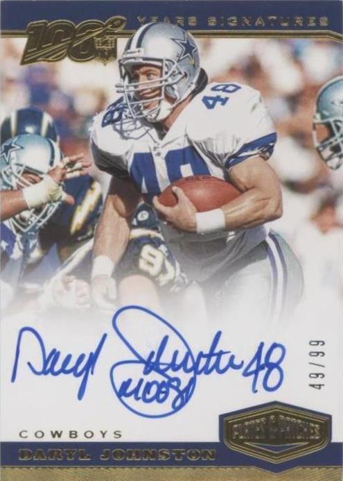 2019 Panini Plates & Patches - 100 Years Signatures Daryl Johnston #YS ...