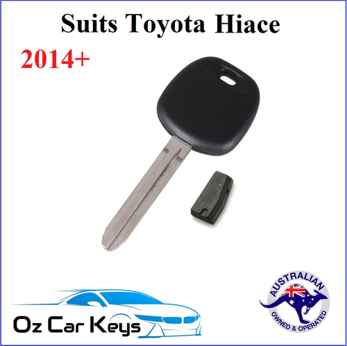 TRANSPONDER CAR KEY SUITABLE FOR TOYOTA HIACE 2014 2015 2016 2017 TOY43 ...