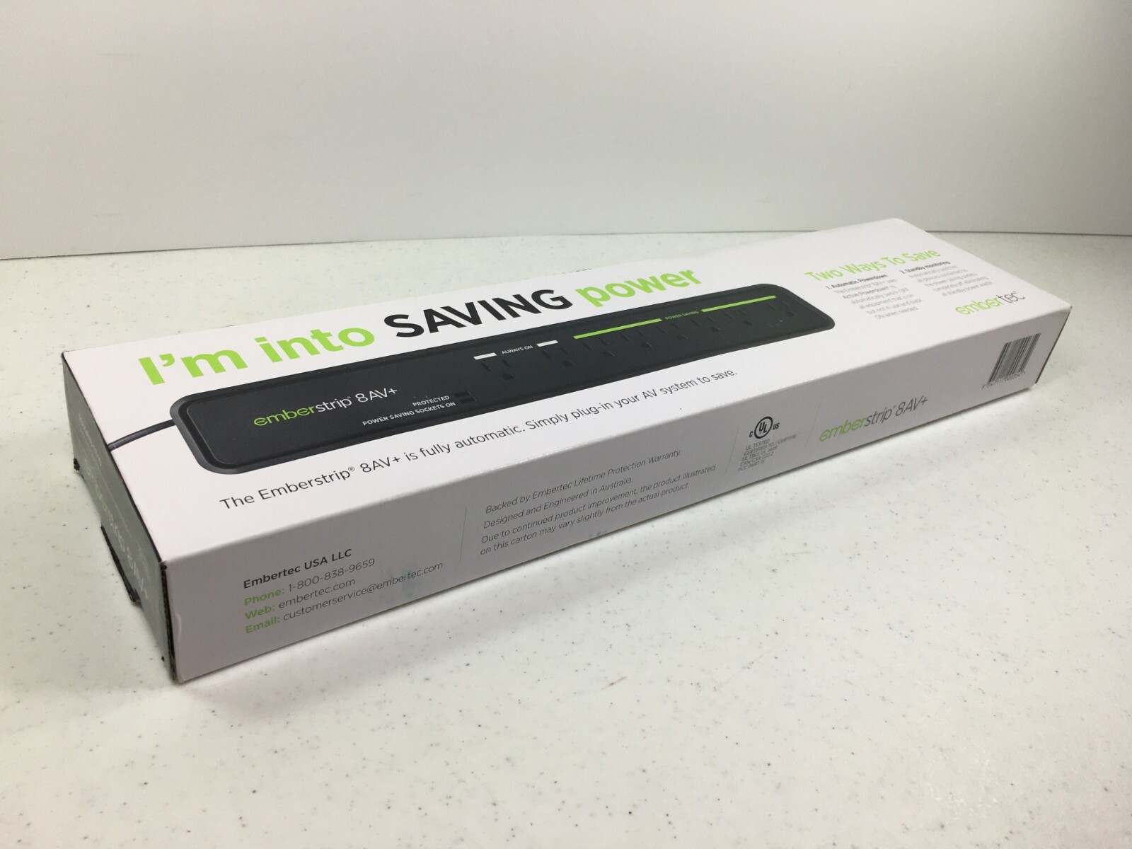 Emberstrip 8AV+ Energy Saving Efficient Power Strip 9347111000354| eBay