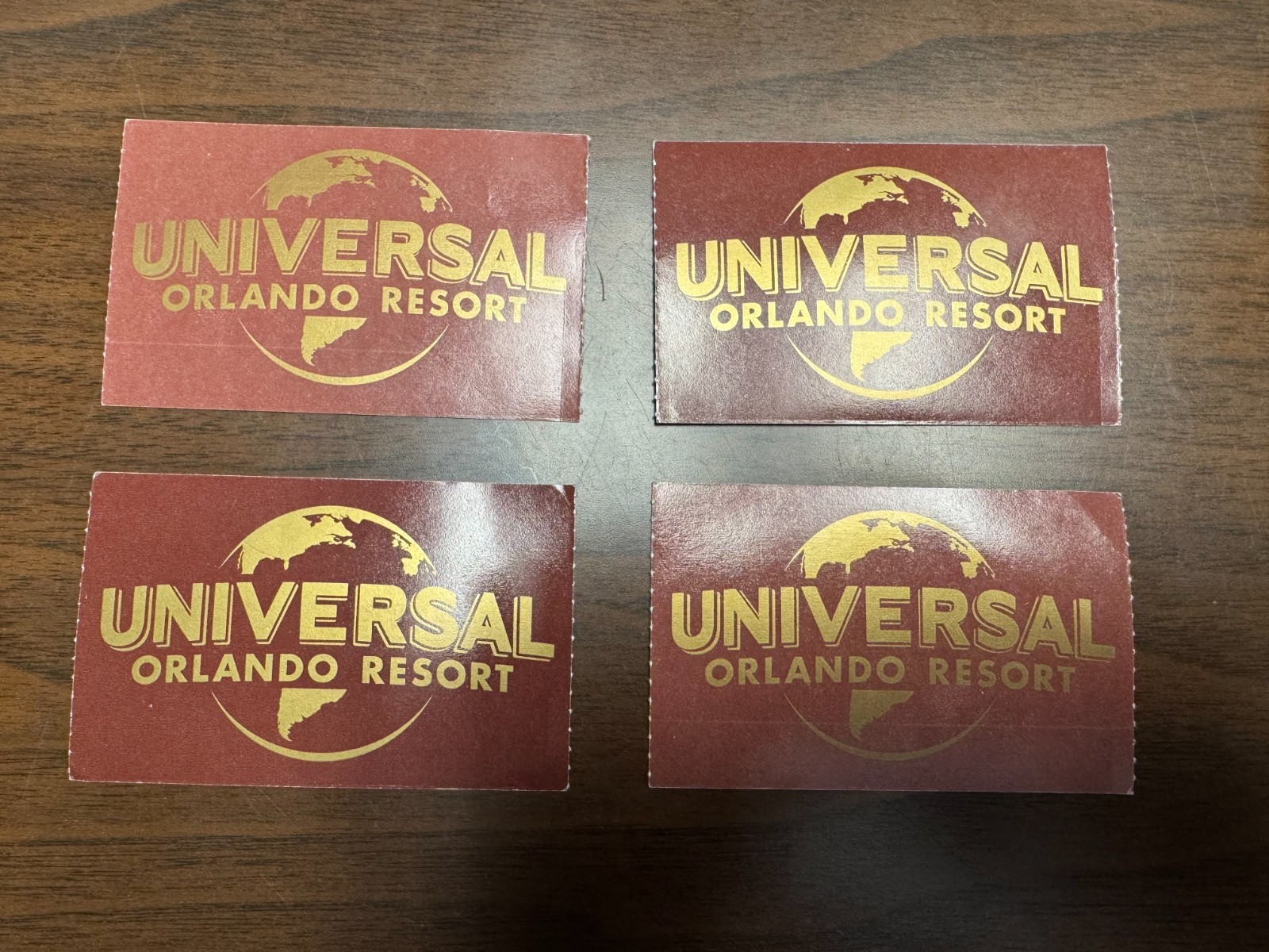 4x Universal Orlando Resort Single Attraction Pass Express Fast Passes ...
