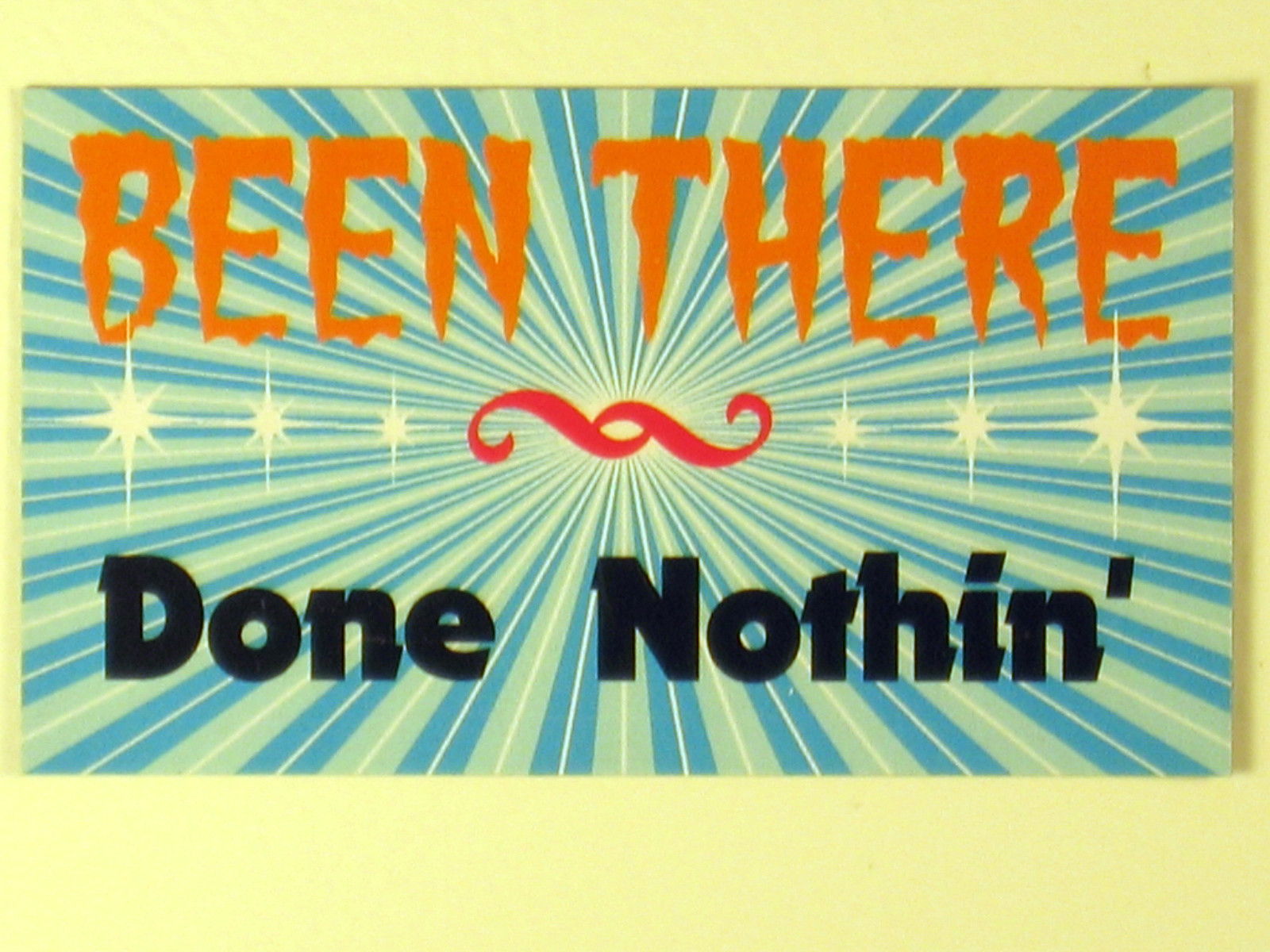 refrig magnet fridge refrigerator comedy humor funny been there graff ...