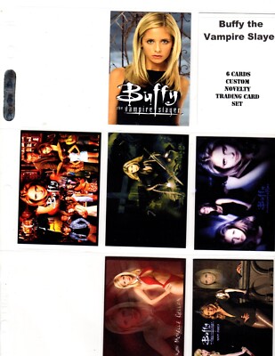 BUFFY THE VAMPIRE SLAYER CUSTOM NOVELTY TRADING CARD 6 CARDS SET | eBay