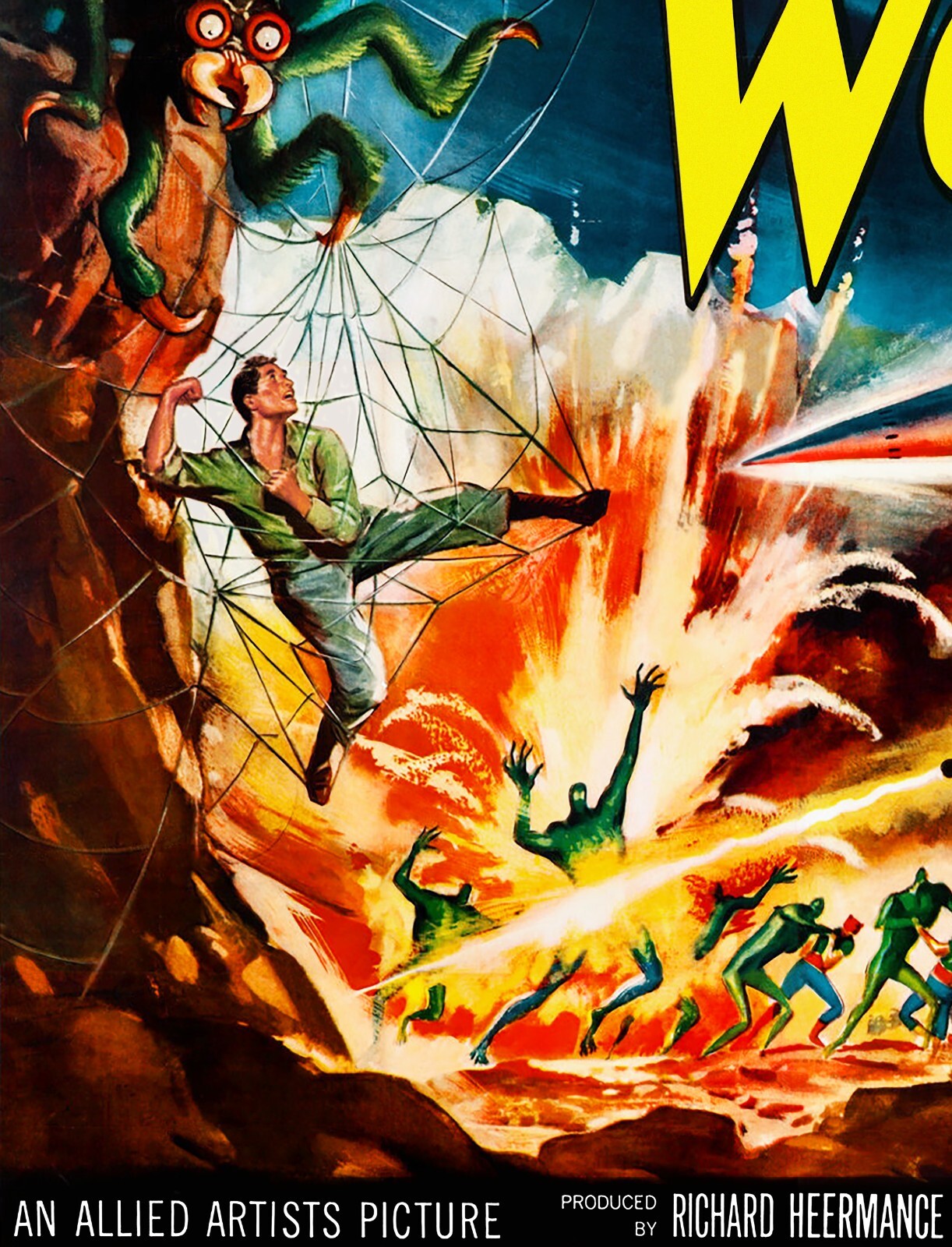 WORLD WITHOUT END (1956) - 24 sheet billboard fully restored movie ...